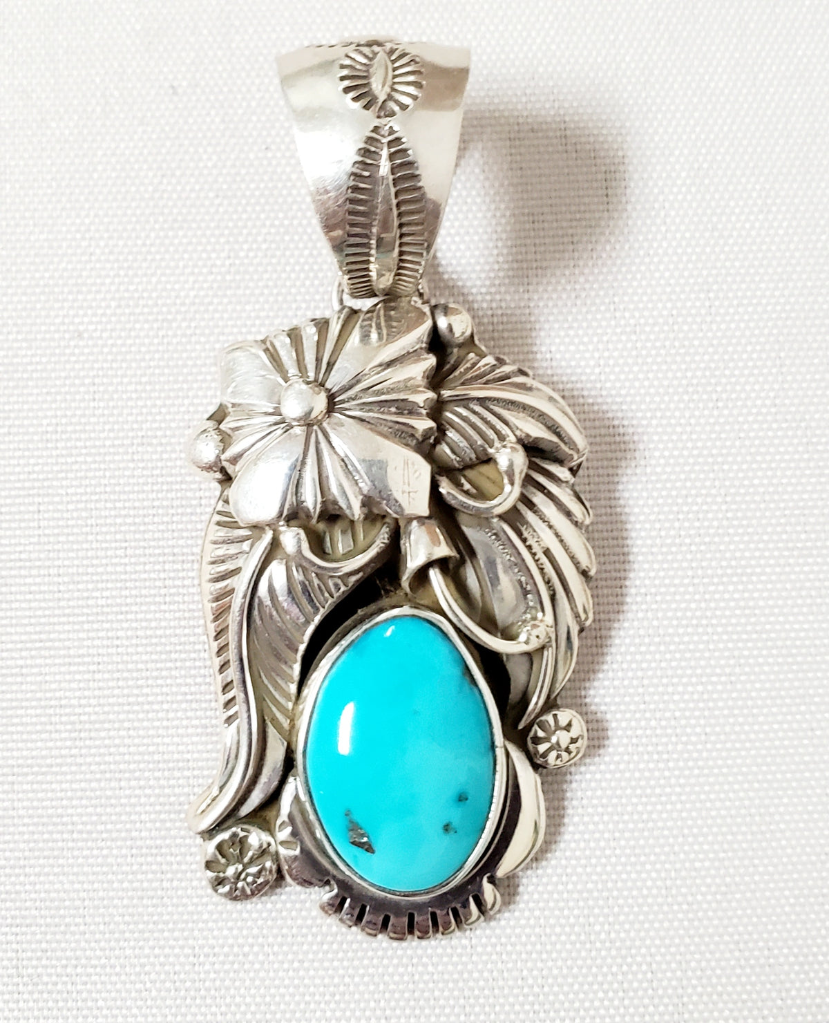 CWP181 Sleeping Beauty Turquoise Pendant — Turquoise Tortoise Gallery