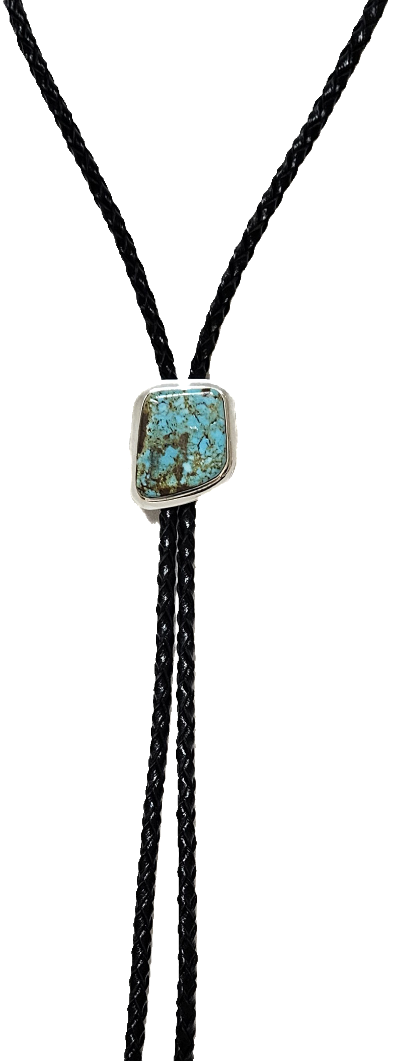 JAC06 #8 Turquoise Bolo Tie — Turquoise Tortoise Gallery