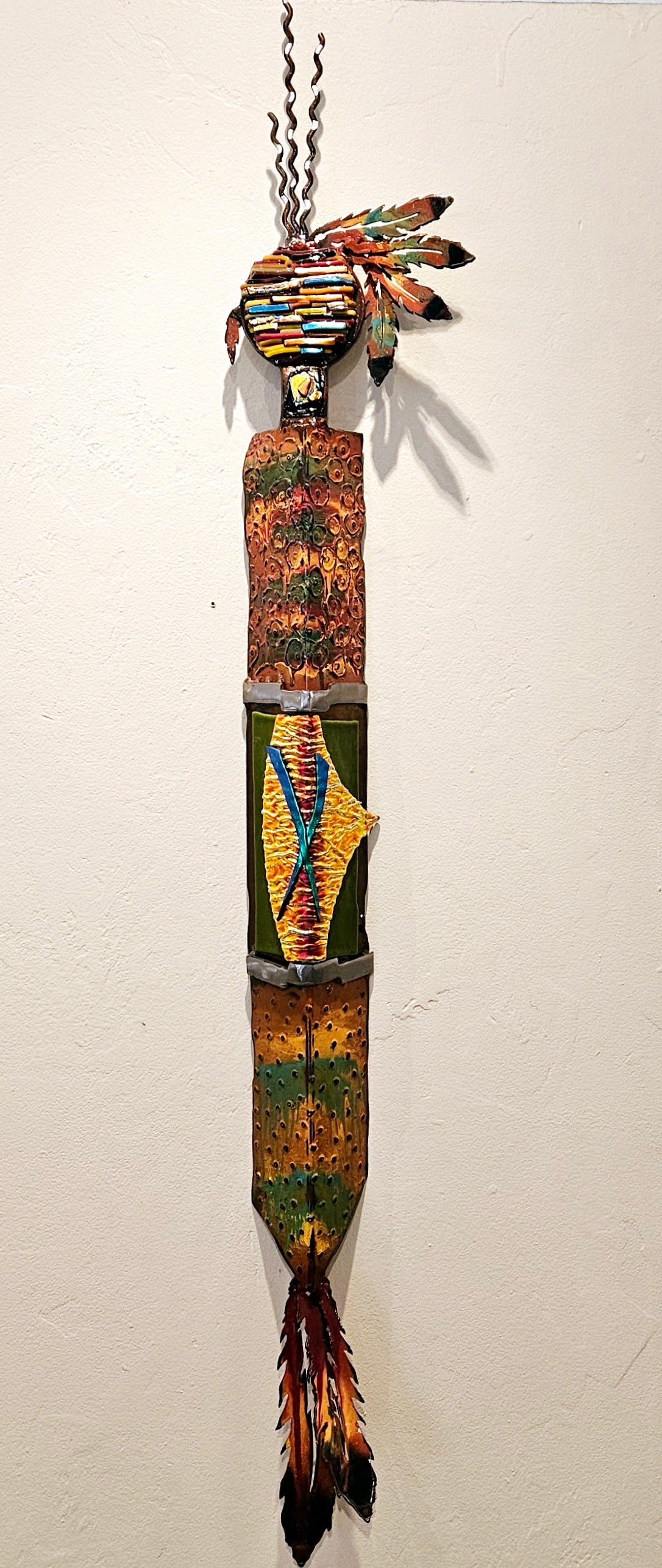 TMA TriTalk SR Triangle Talking Stick (SR) — Turquoise Tortoise Gallery
