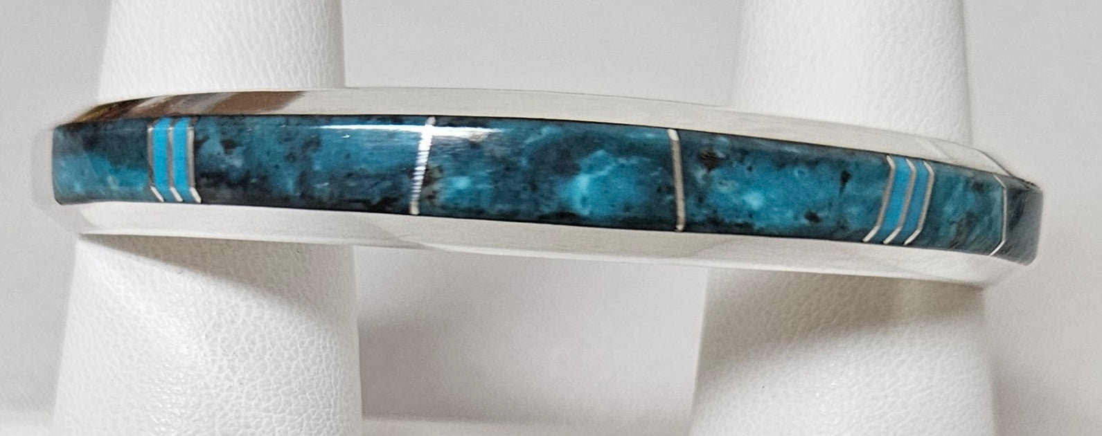 WM48 Mixed Turquoise Narrow Cuff — Turquoise Tortoise Gallery